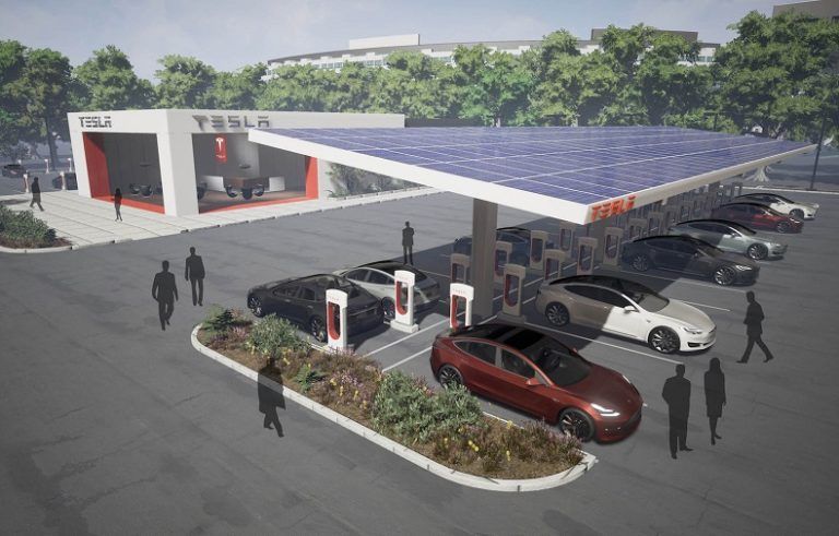 Tesla, dal drive-in al mega Supercharger - Tesla Club Italy